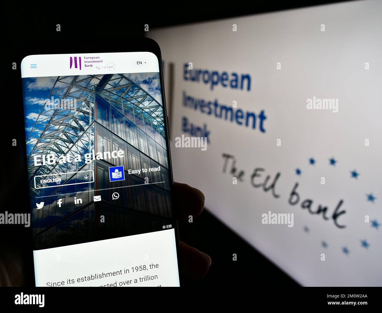 Eib logo hi-res stock photography and images - Alamy