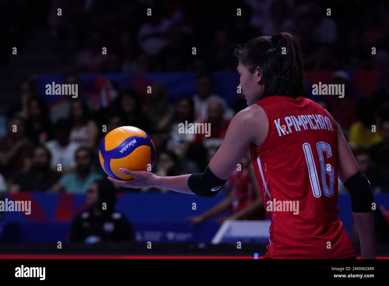 ANKARA, TURKIYE - JUNE 05, 2022: Kokram Pimpichaya serves during ...