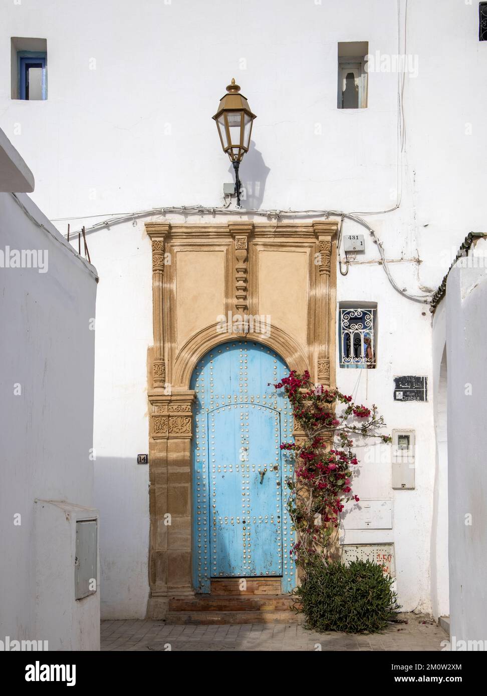 inside the kasbah or fort of rabat capital of morocco Stock Photo - Alamy
