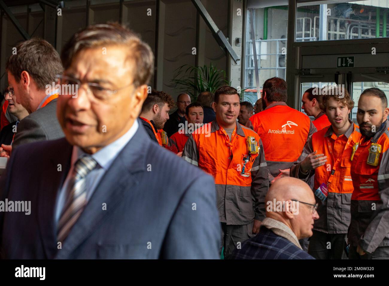 ArcelorMittal CEO Lakshmi Mittal pictured during the inauguration of ...