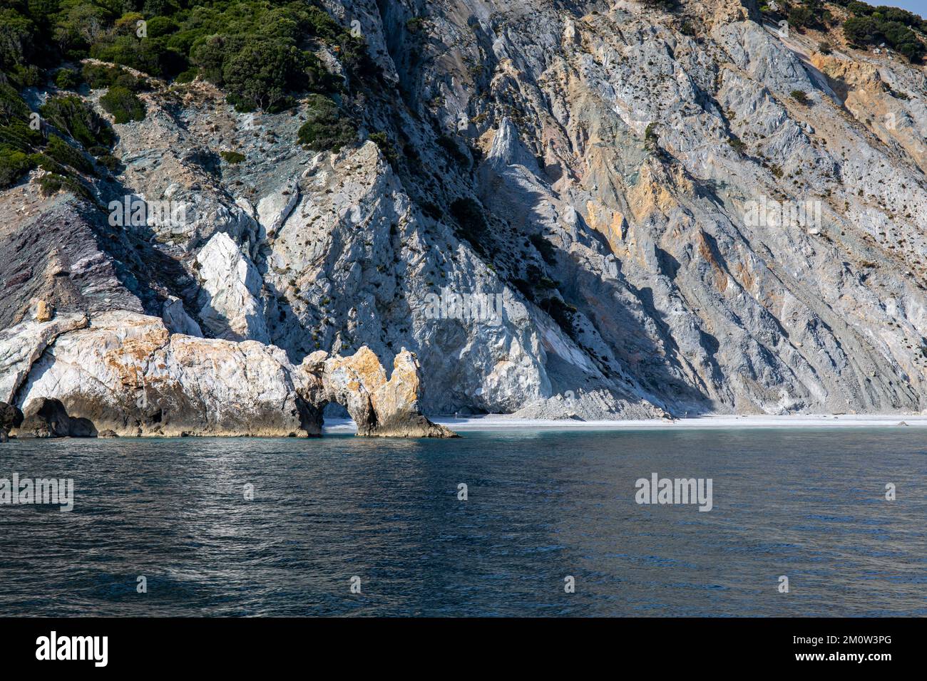 Lalaria beach on Skiathos island, Greece Stock Photo - Alamy