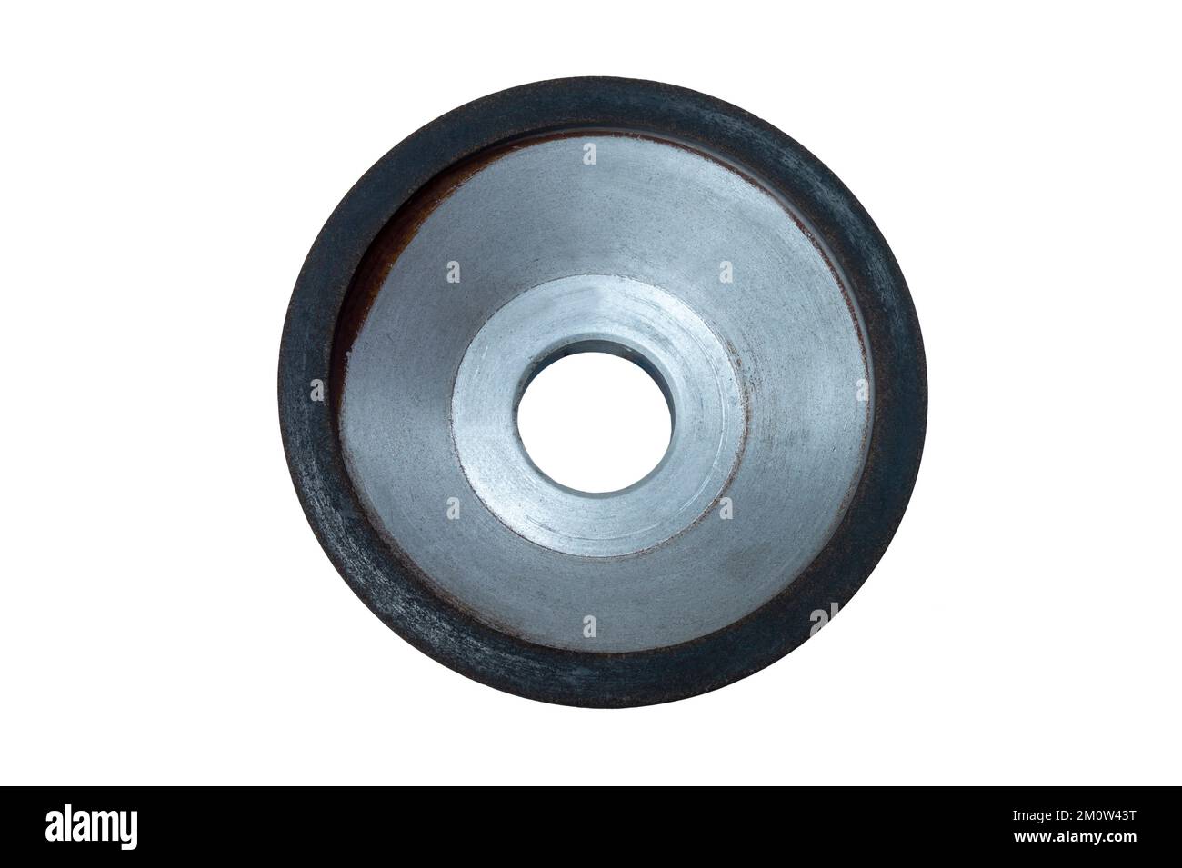 Locksmith tool for grinding industrial objects on a white background ...