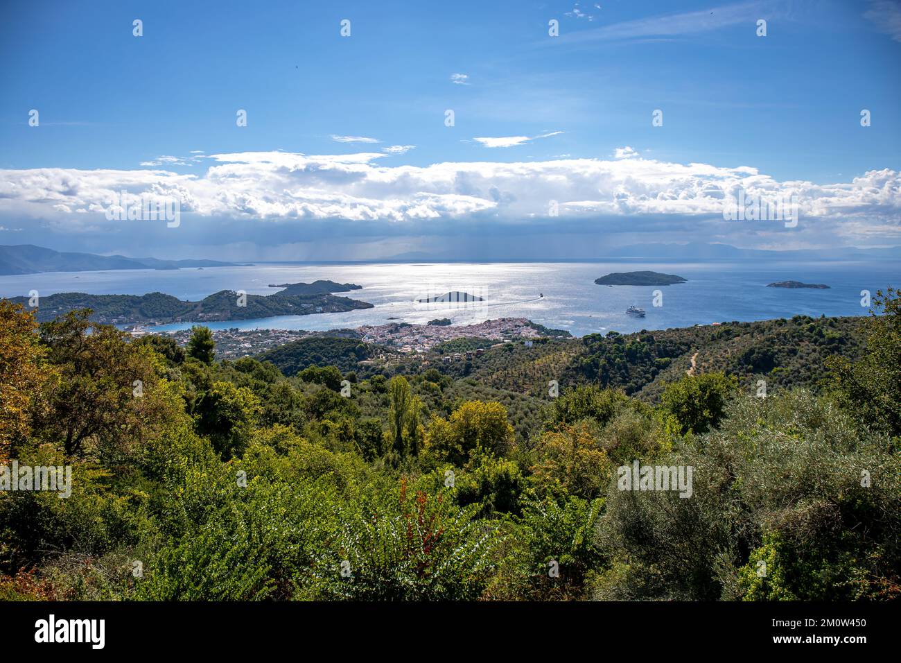 Beautiful sites of Skiathos island, Greece Stock Photo - Alamy