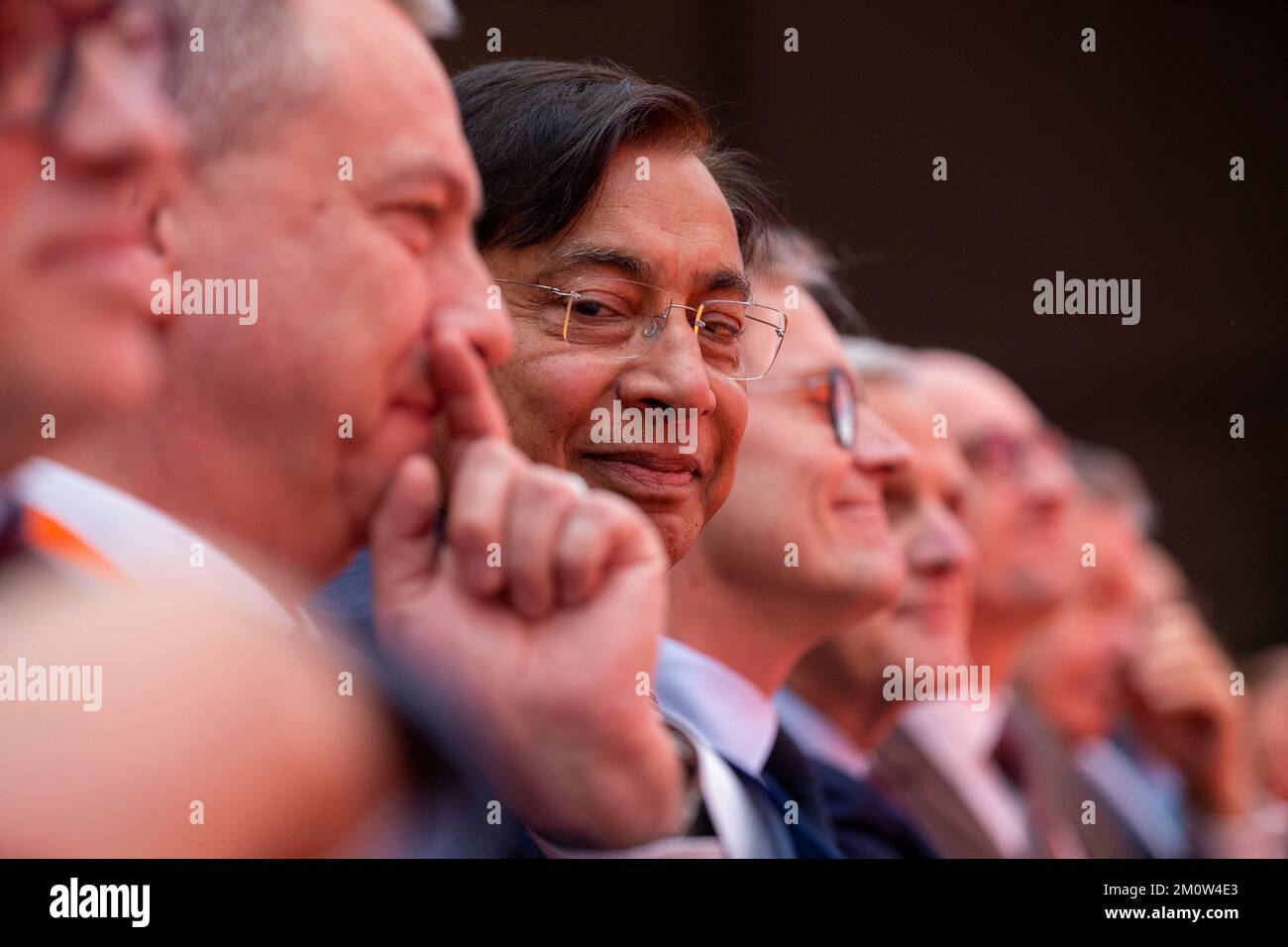 ArcelorMittal CEO Lakshmi Mittal pictured during the inauguration of ...