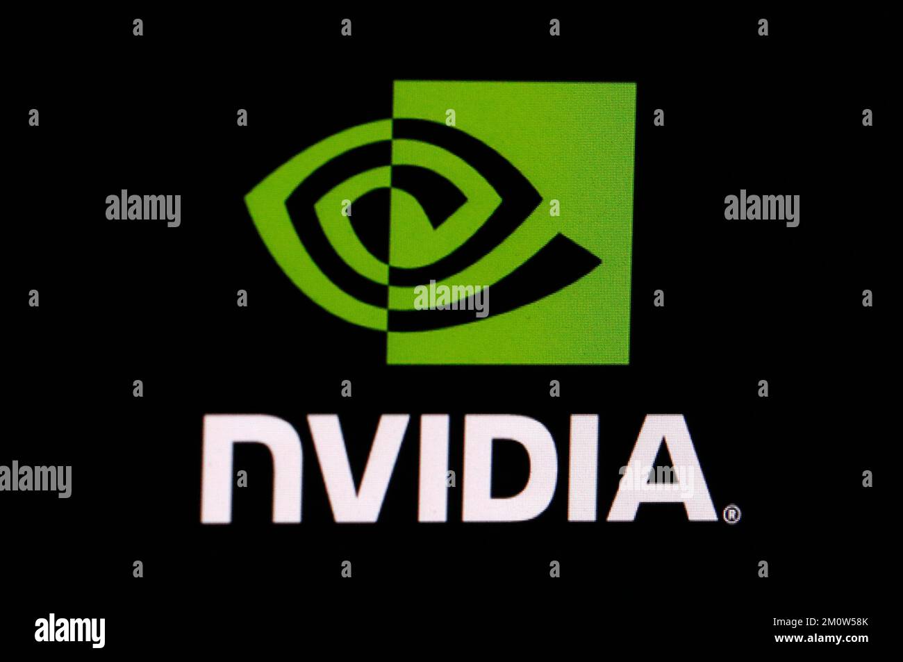 Logo/ Markenname/ brand name: Nvidia, Berlin (nur fuer redaktionelle ...