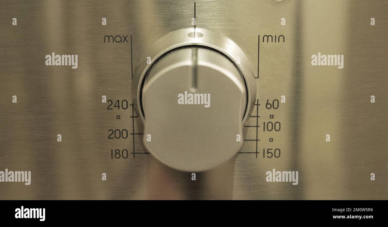 Modern kitchen has an oven and the control panel, oven control panel ...