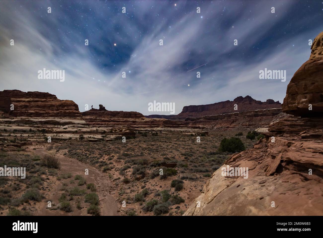 Utah night sky rock hi-res stock photography and images - Alamy