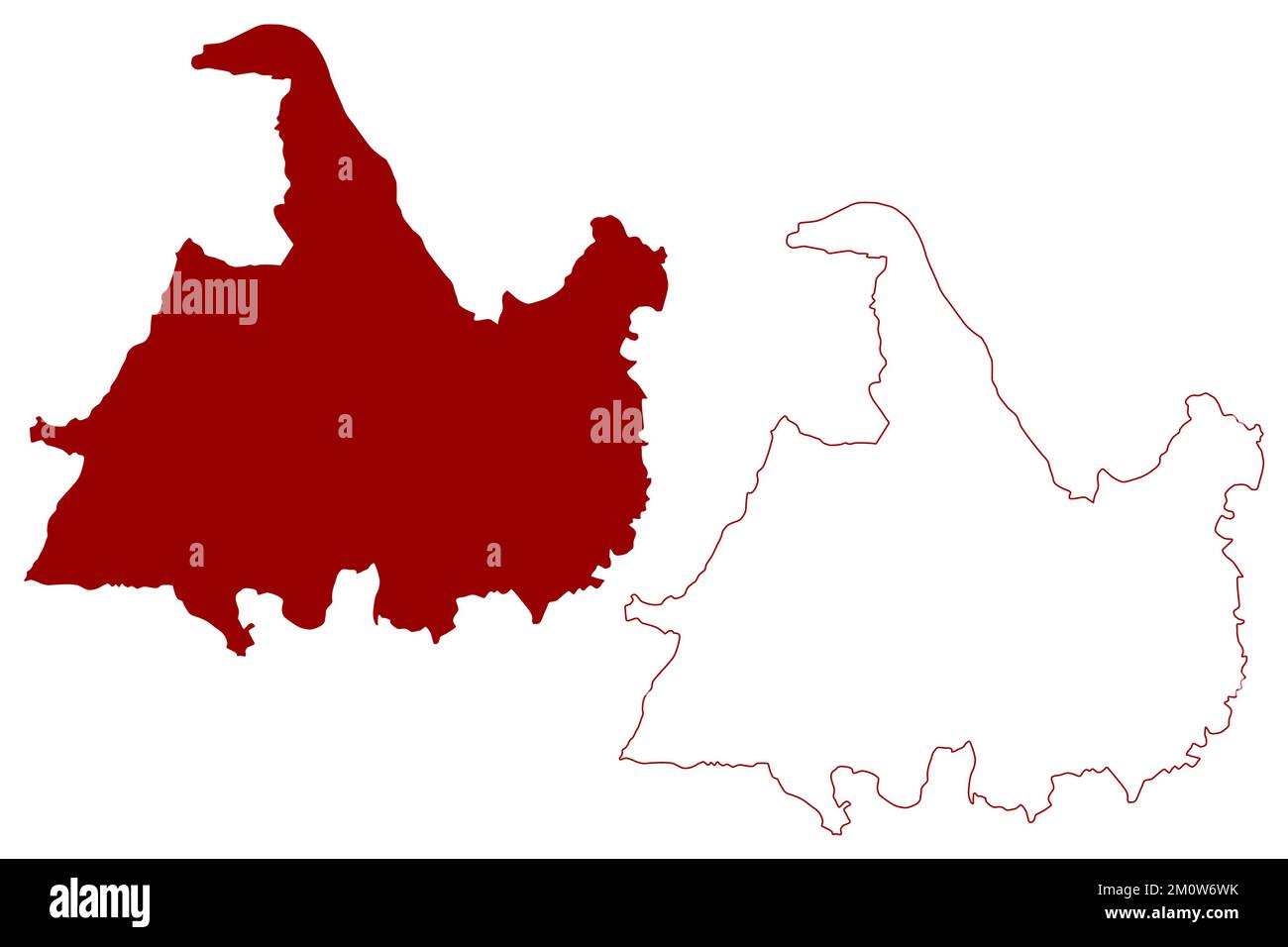 Solihull map hi-res stock photography and images - Alamy