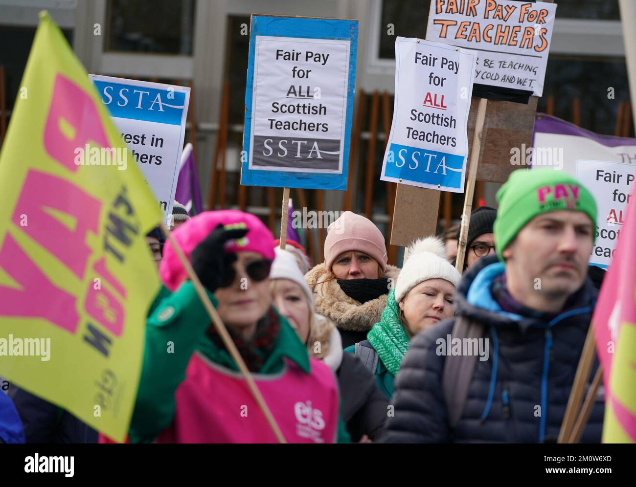 Trade union members from across Scotland attending Scotland Demands ...