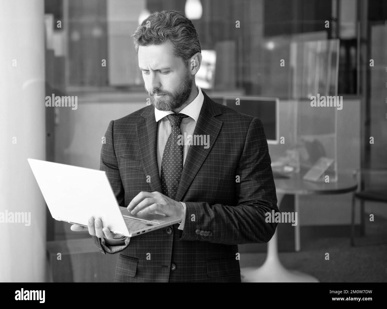 Male programmer Black and White Stock Photos & Images - Alamy