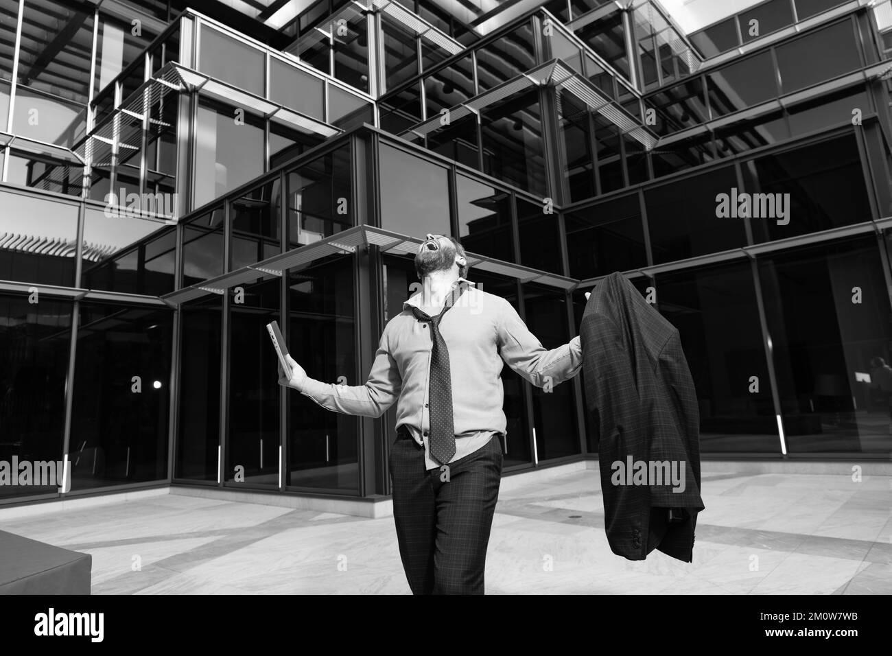 business man crying in depression having business problems, depression ...