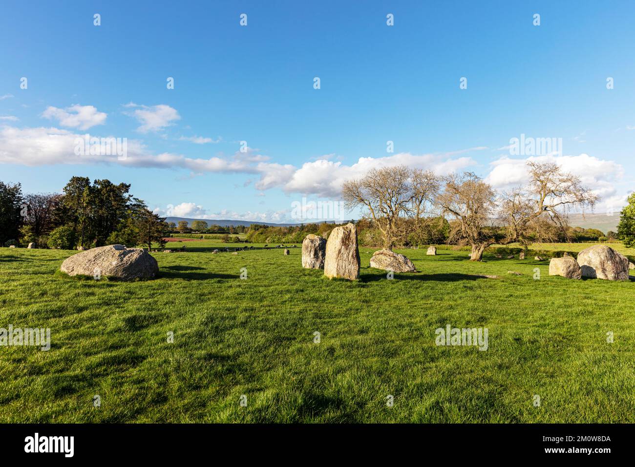 Long Meg and her daughters, stone circle, Cumbria, UK, stone circles ...