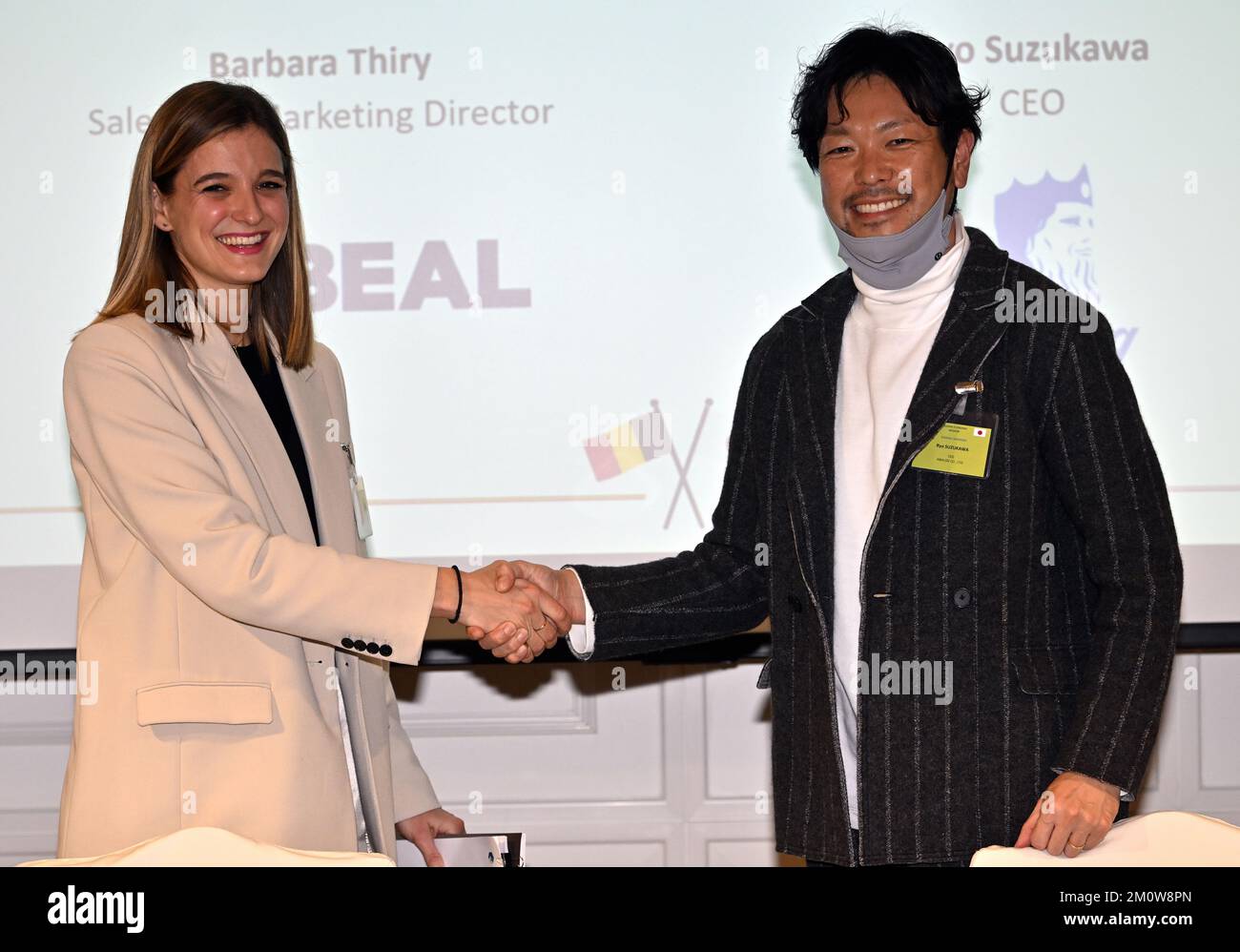 Sales & Marketing Director Beal International Barbara Thiry and Ryo ...