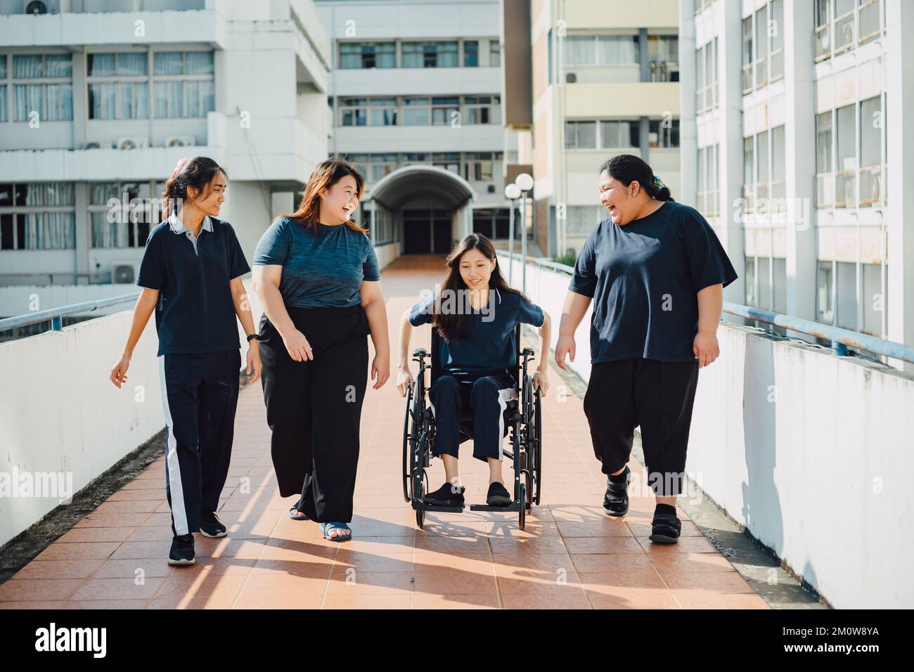 Happy multicultural enjoying vacation outdoors - Smiling group of ...