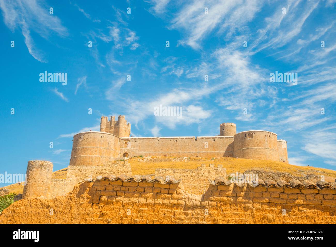 Medieval castle. Berlanga de Duero, Soria province, castilla Leon ...