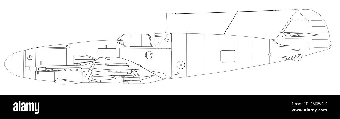 Messerschmitt bf 109f 2 hi-res stock photography and images - Alamy