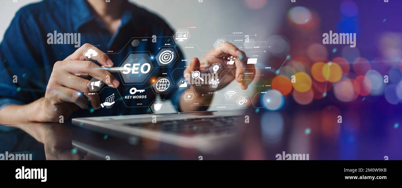 IT specialist person manage search engine optimization : SEO with ...