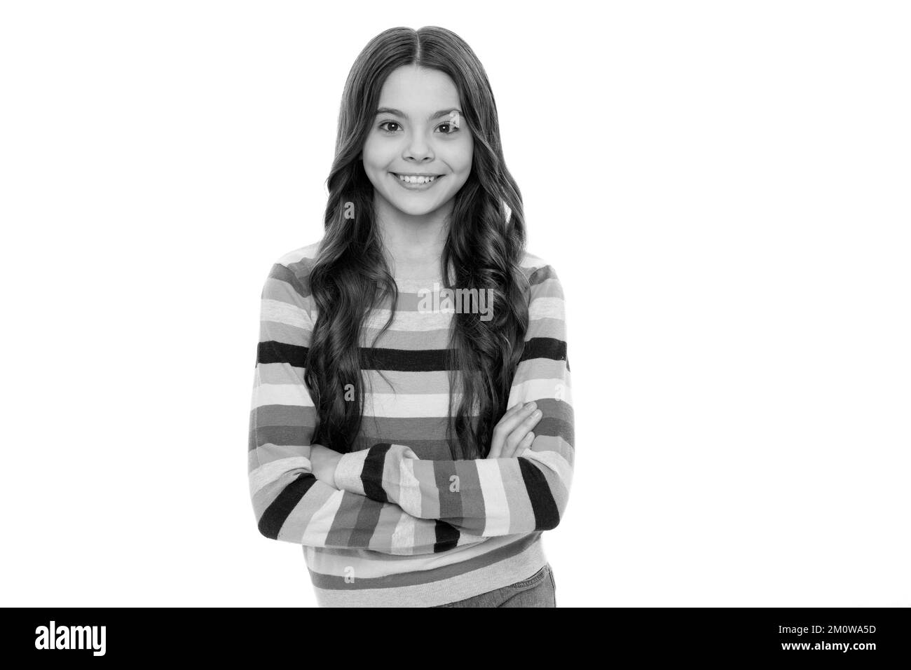 The perfect style for your kid. Fashion kid model isolated on white ...