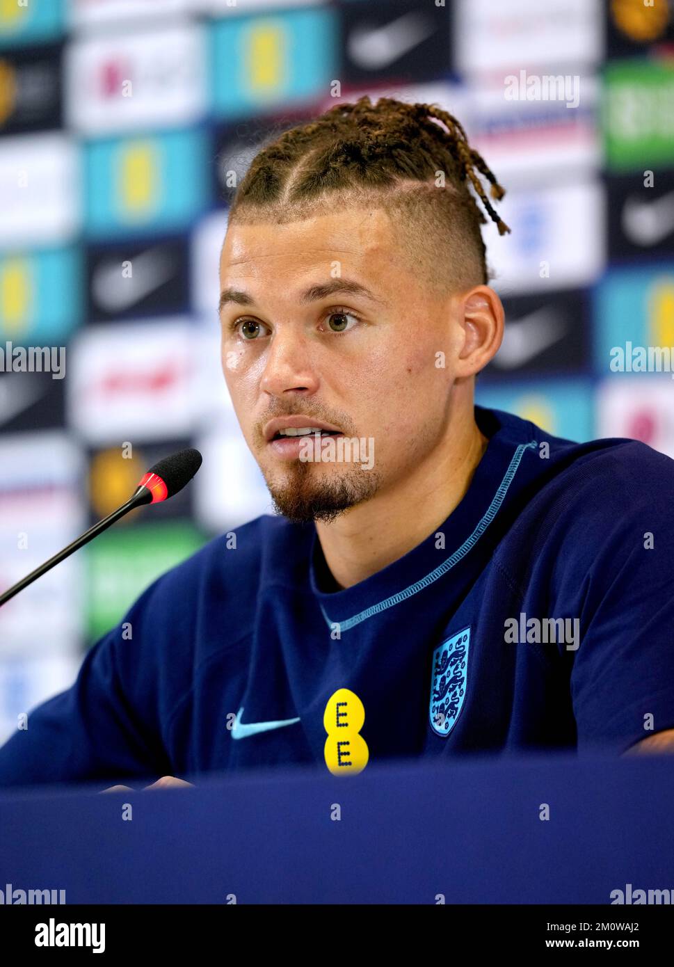 England's Kalvin Phillips during a press conference at Al Wakrah Sports ...