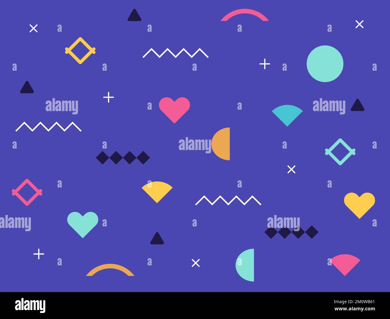 Memphis group design Stock Vector Images - Alamy