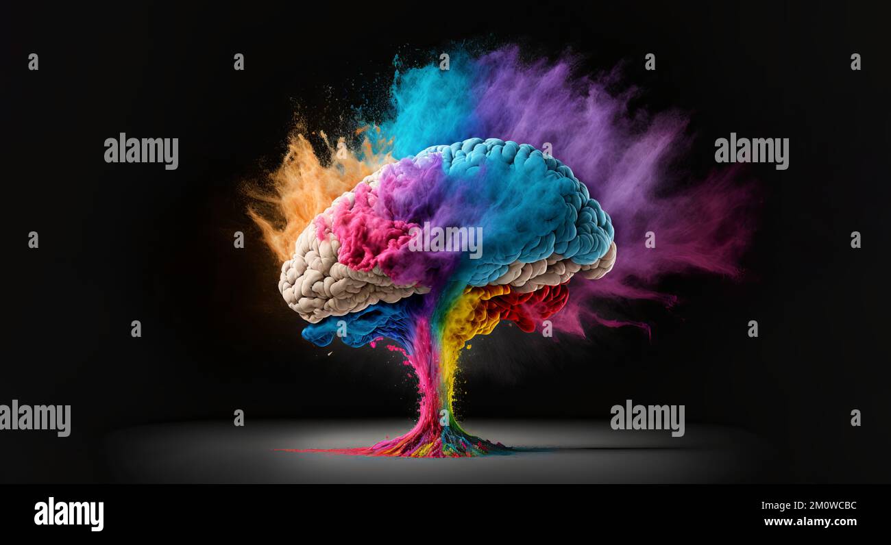 Abstract brain concept hi-res stock photography and images - Alamy