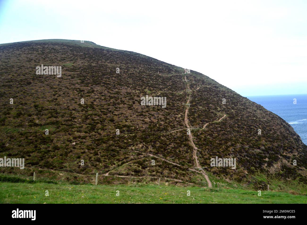 The New Zig Zag Path by the Old Eroded Path on the Cambeak Headland ...