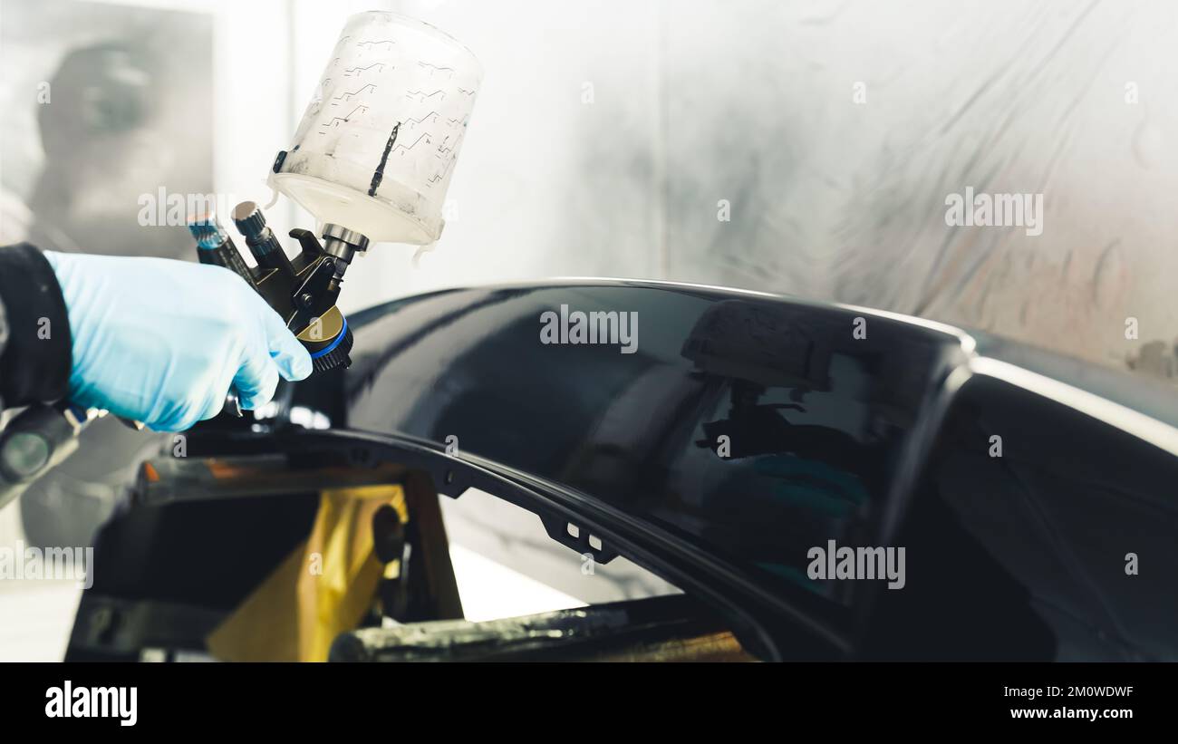 Paint spray gun hi-res stock photography and images - Alamy