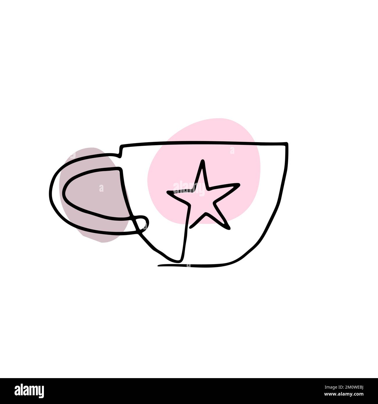 White star line tea cup Stock Vector Images - Alamy