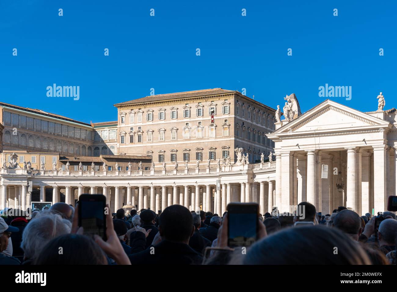 Vatican City, Vatican City - 27 November, 2022: large crowd in Saint ...