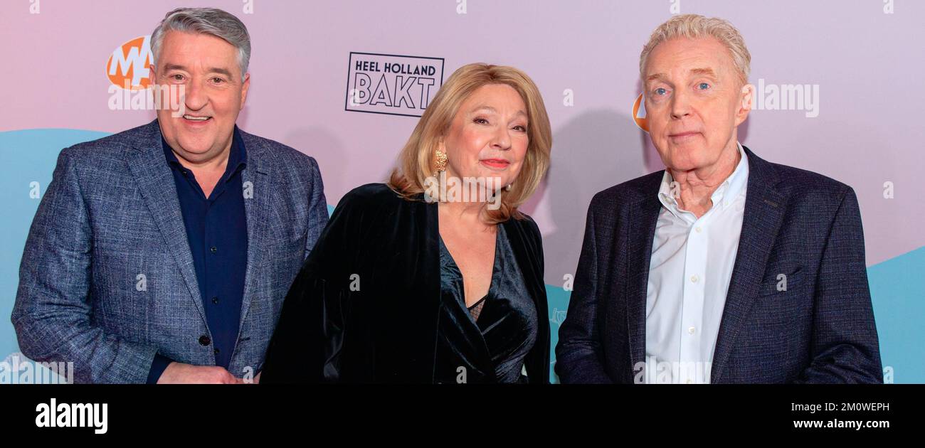 HILVERSUM - The presenters Robert, Janny and André on the red carpet of ...
