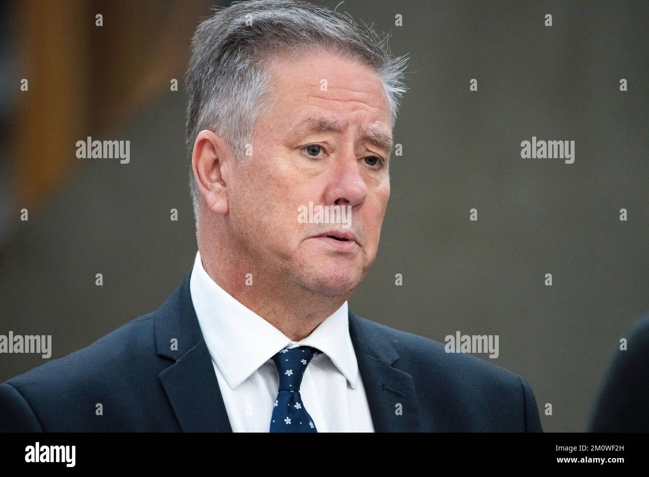 Edinburgh, Scotland, UK. 8th Dec, 2022. PICTURED: Keith Brown MSP ...