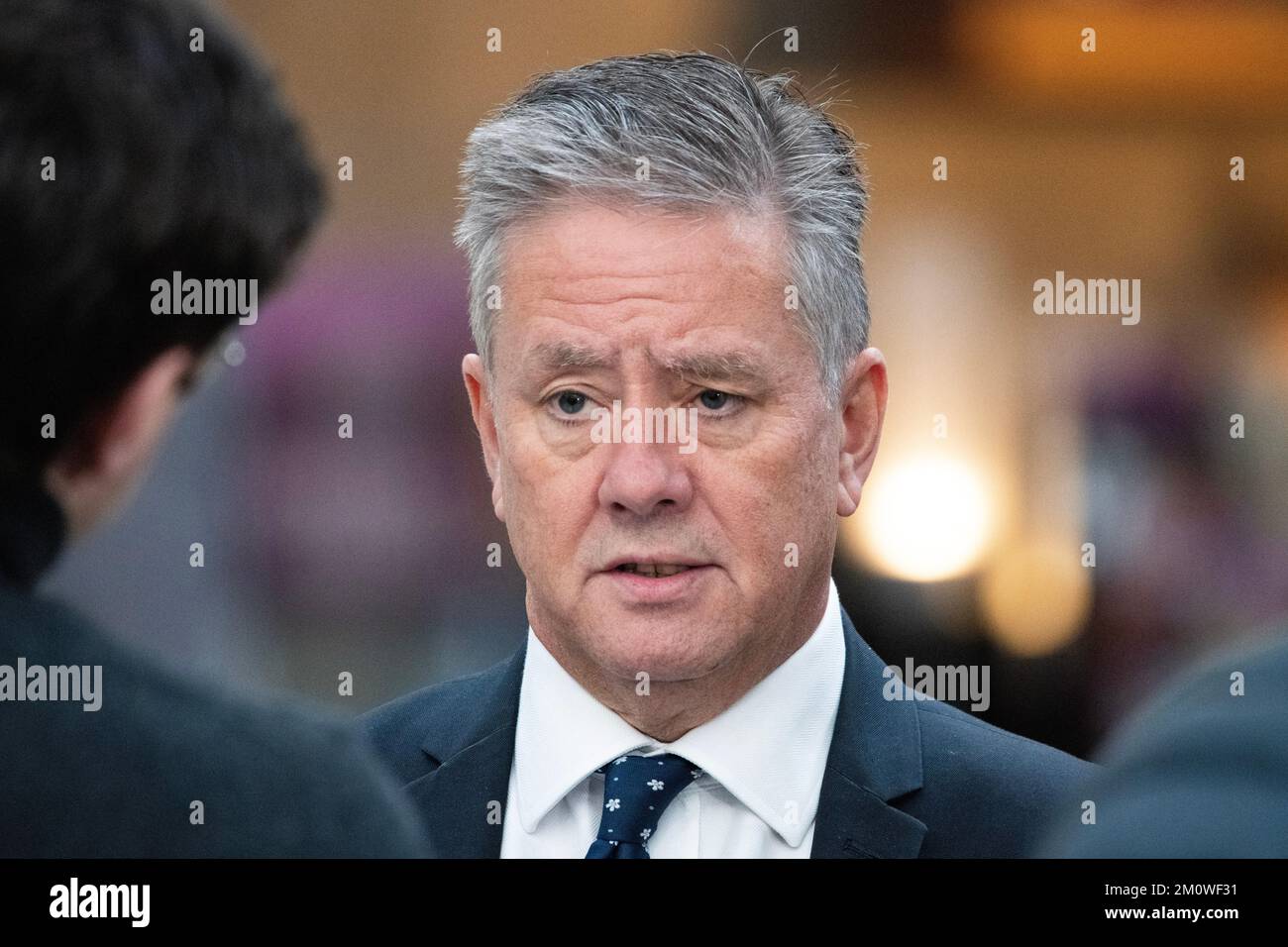 Edinburgh, Scotland, UK. 8th Dec, 2022. PICTURED: Keith Brown MSP ...