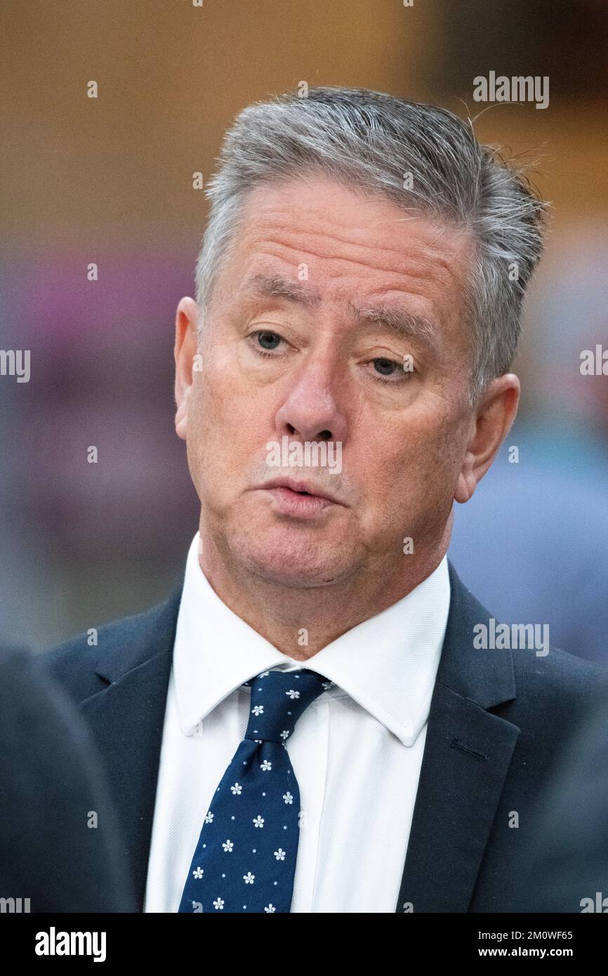 Edinburgh Scotland Uk 8th Dec 2022 Pictured Keith Brown Msp