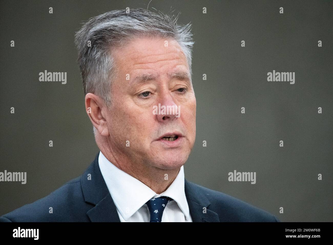 Edinburgh, Scotland, UK. 8th Dec, 2022. PICTURED: Keith Brown MSP ...