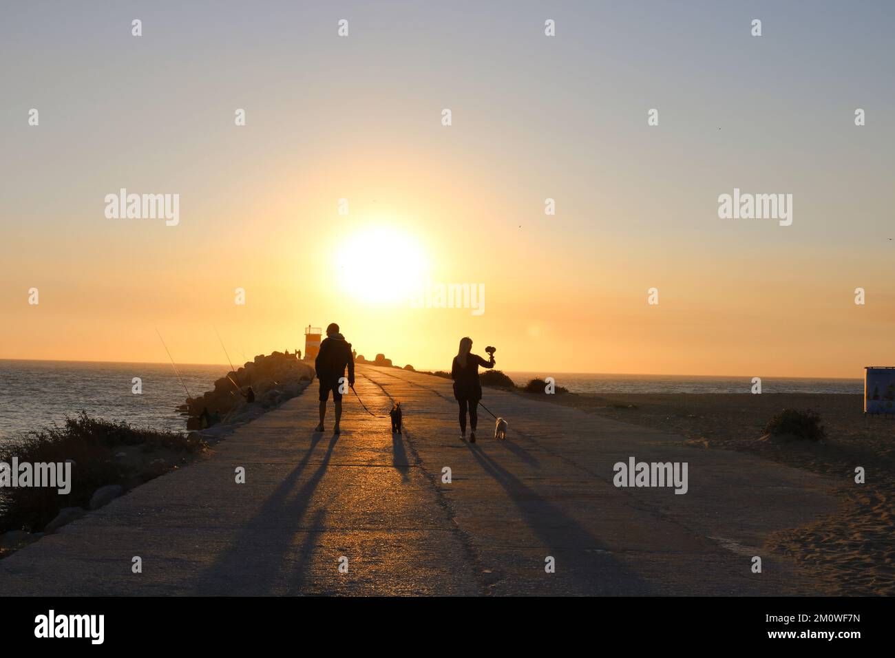 Nazare sunset hi-res stock photography and images - Alamy