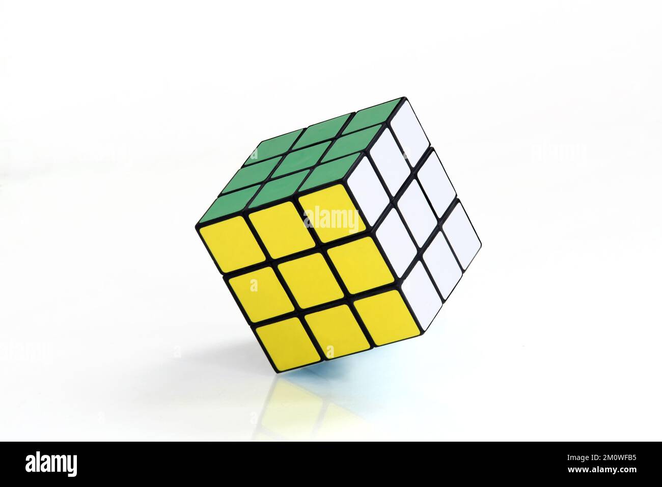 Cube, on white background Stock Photo - Alamy