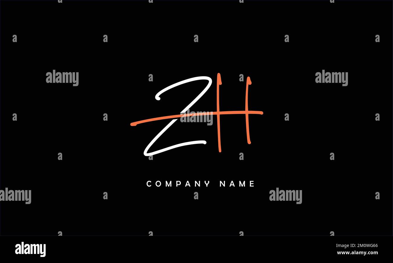ZH, HZ Abstract Letters Logo Monogram Stock Vector Image & Art - Alamy
