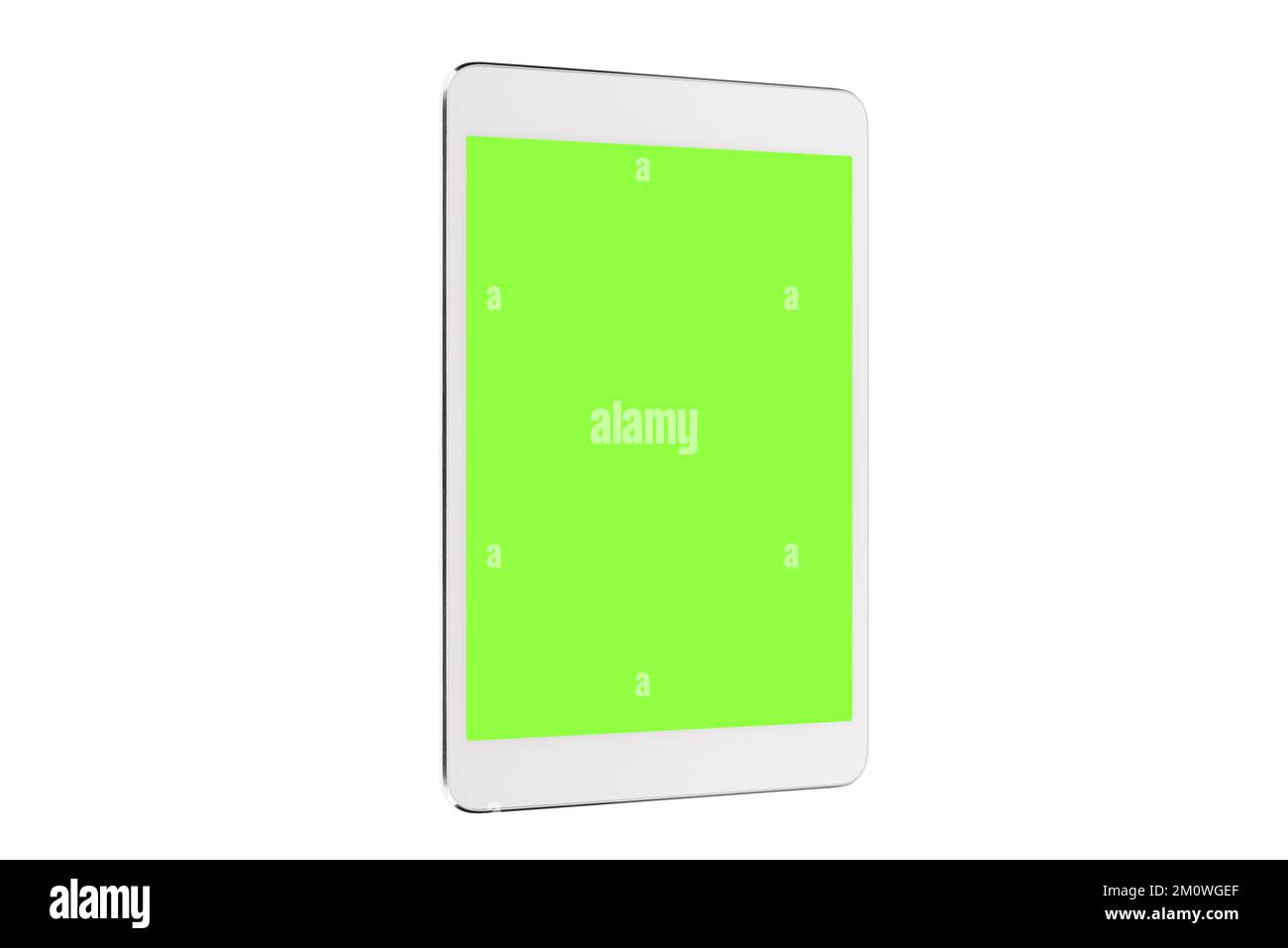 Digital Tablet isolated Mockup white background, New Modern Black ...