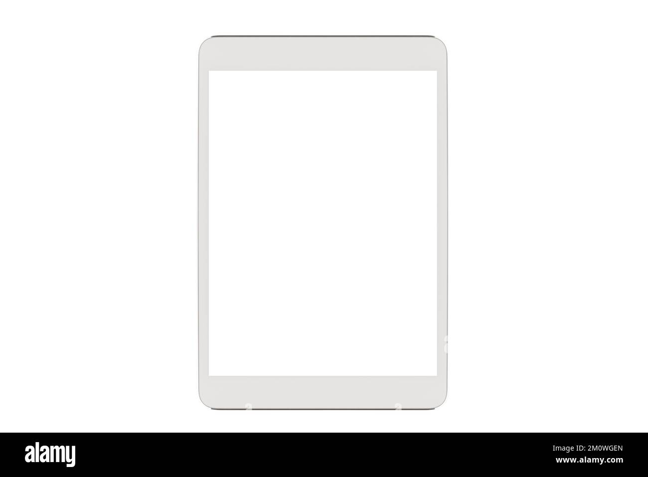 Digital Tablet isolated Mockup white background, New Modern Black ...