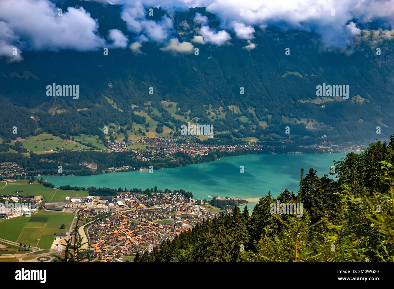 Interlaken snow town hi-res stock photography and images - Alamy