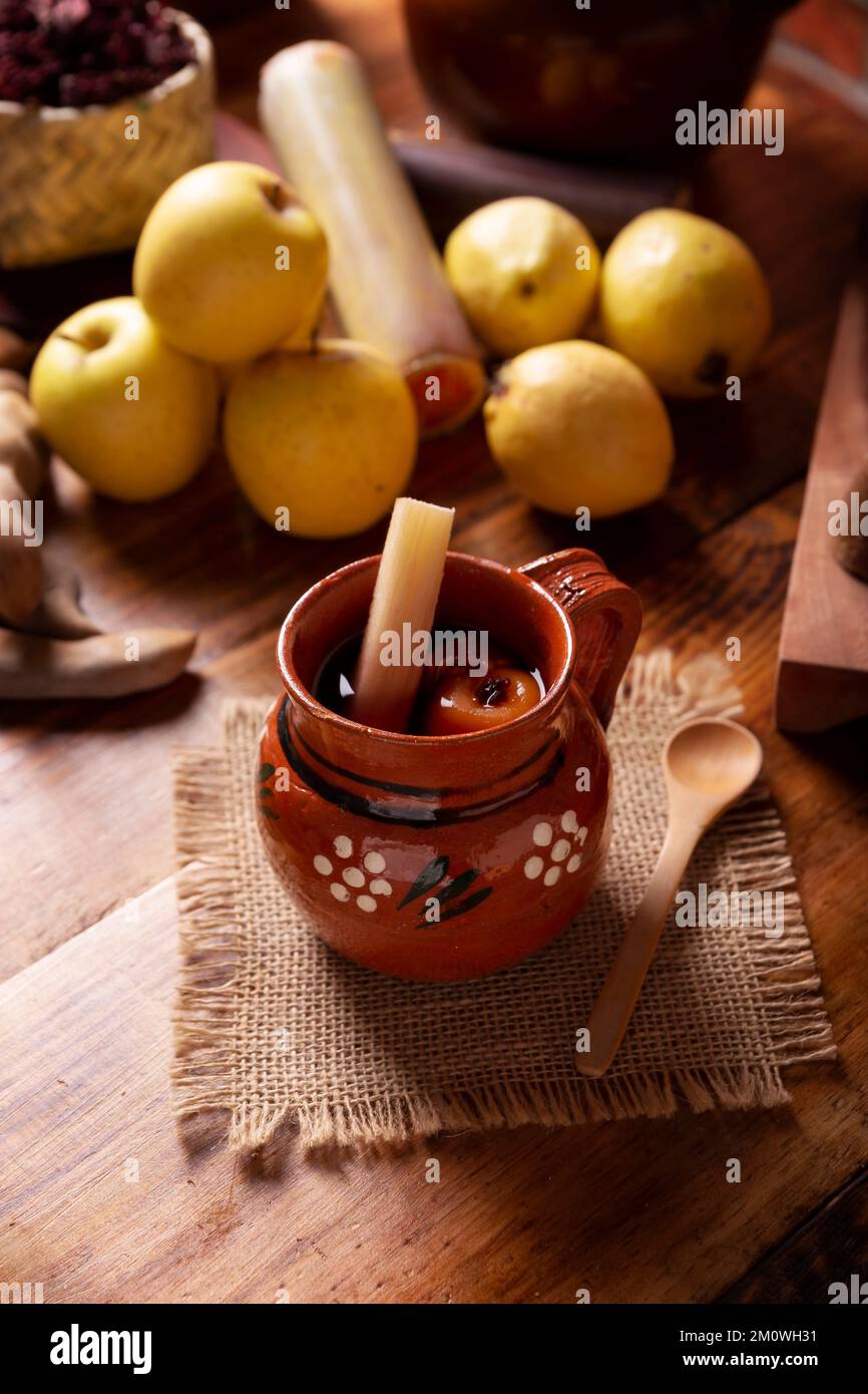 Ponche de Frutas Navideño. In Mexico, Christmas fruit punch is a hot ...