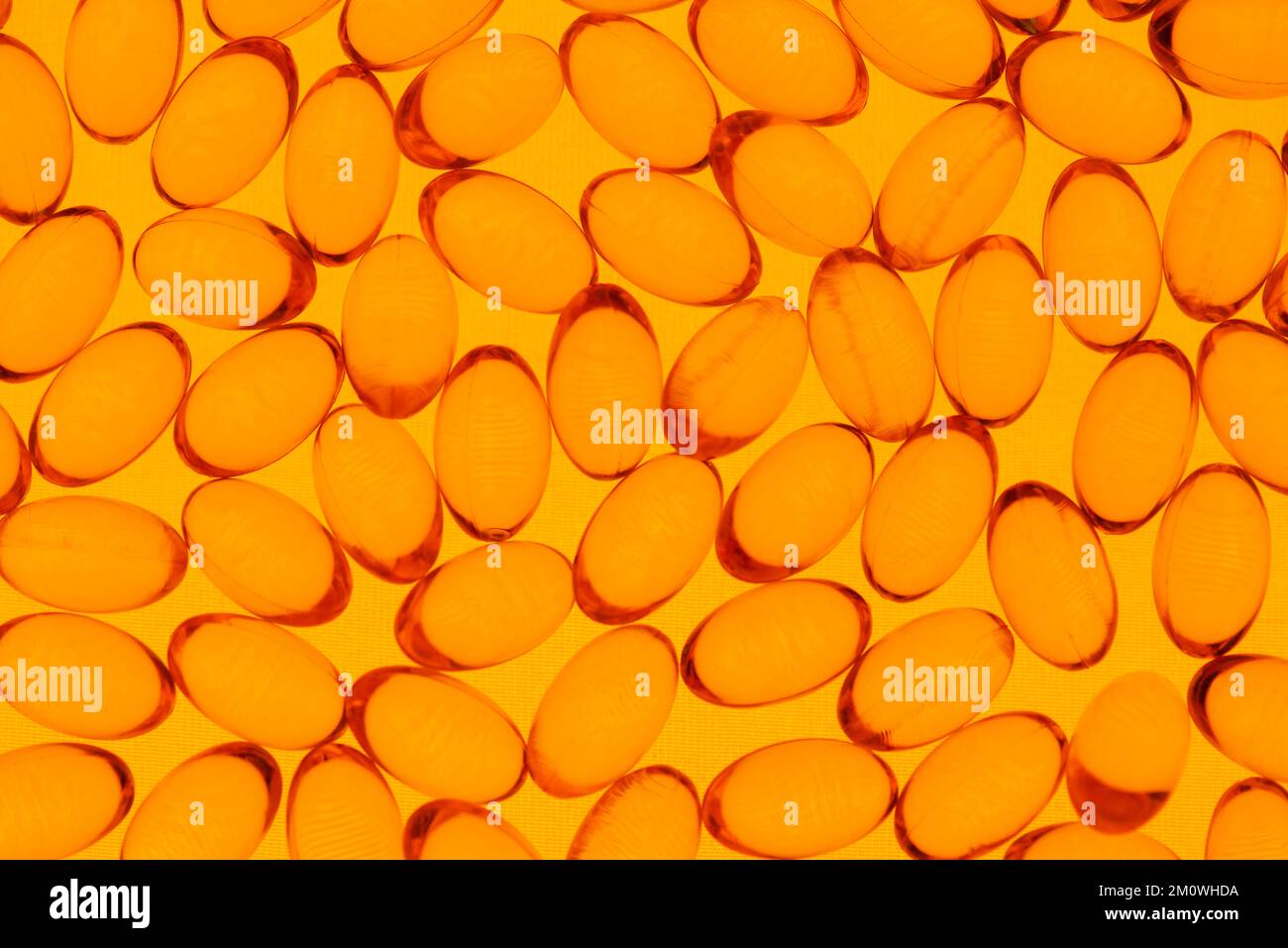 Fish Oil capsules Omega 3 Macro Backlit Background Stock Photo - Alamy