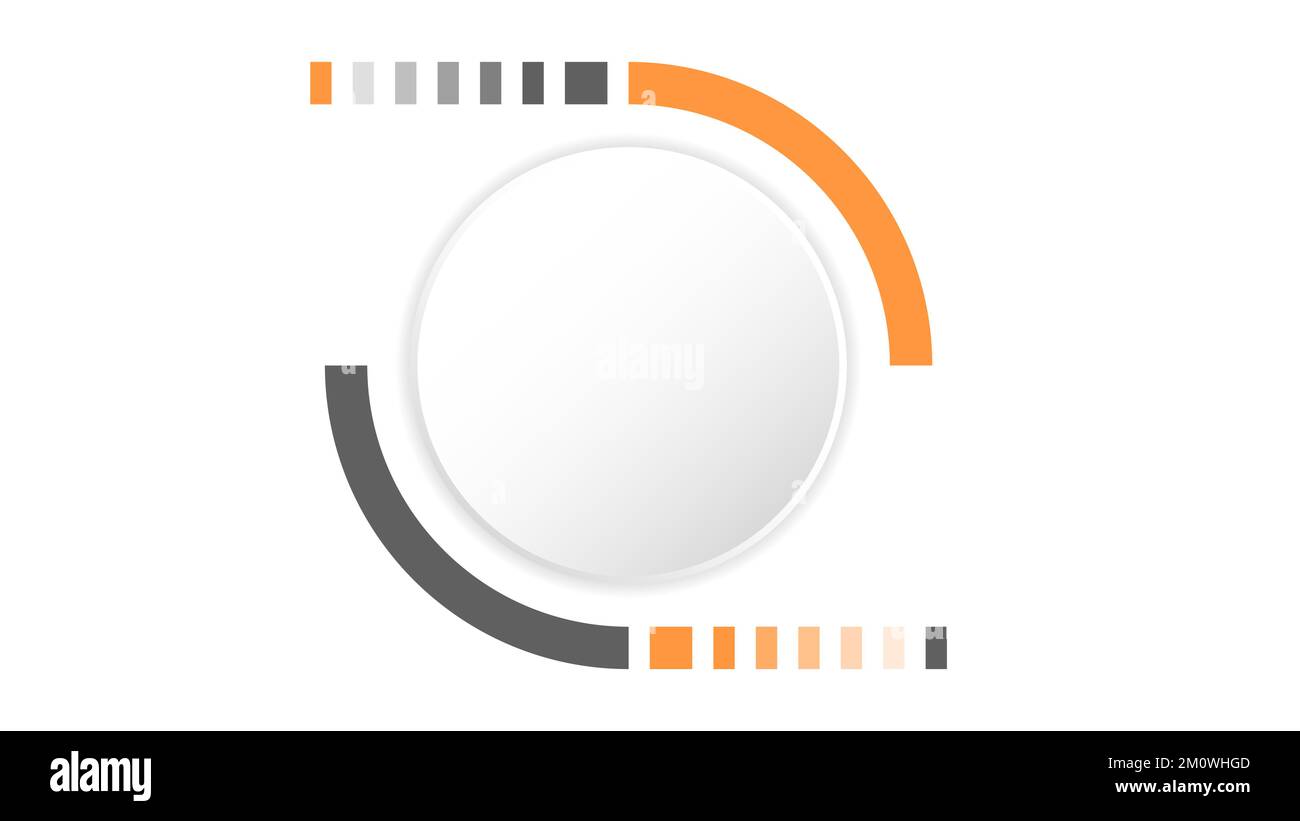 white circle technology background abstract. technology with line ...