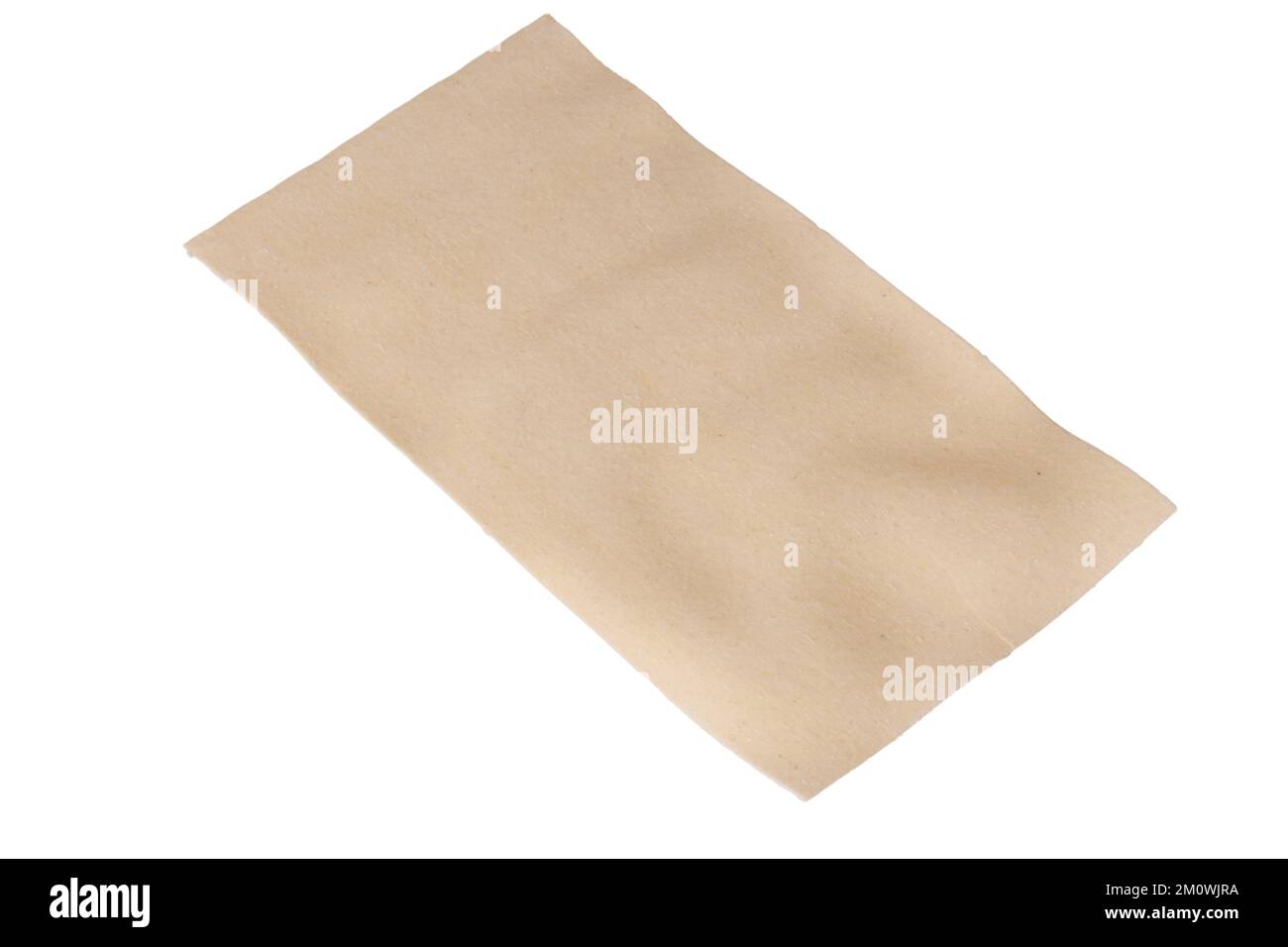 rectangular sheet of dough for lasagna isolated on white background ...