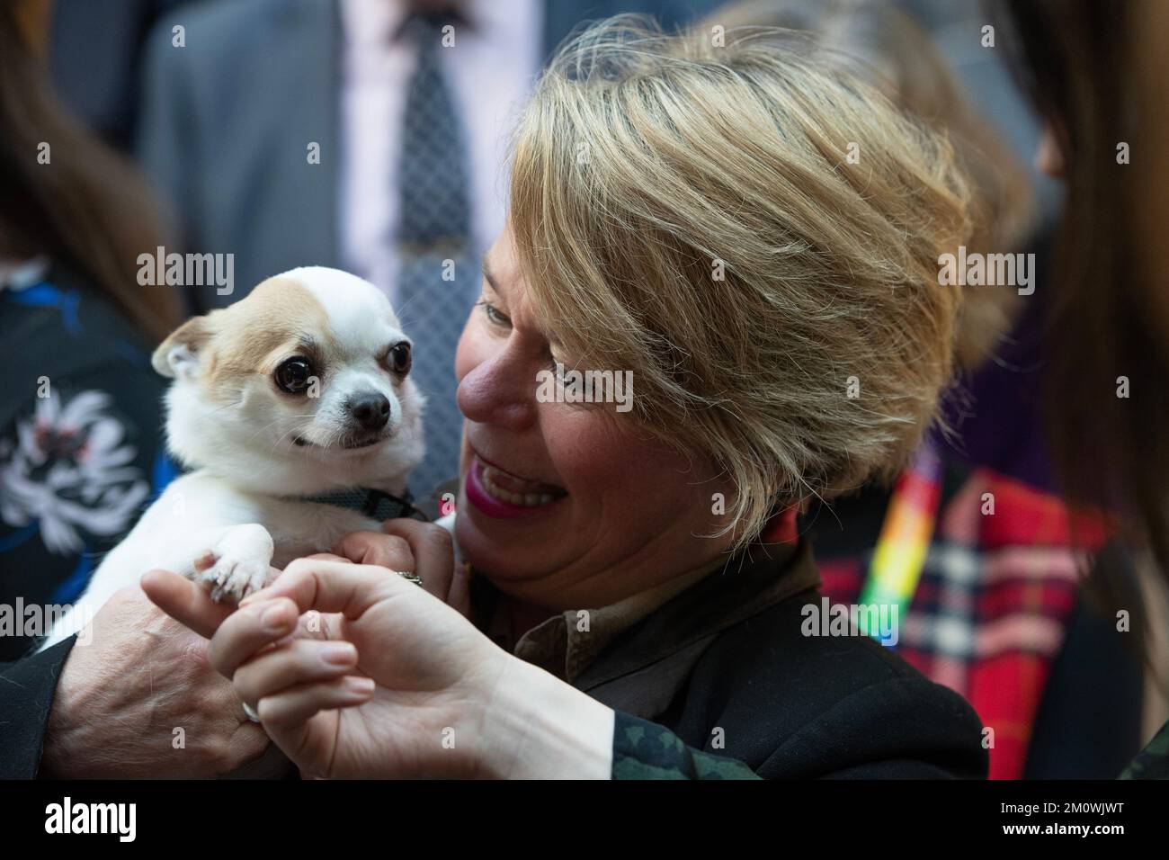 Michelle thomson holding a puppy hi-res stock photography and images ...