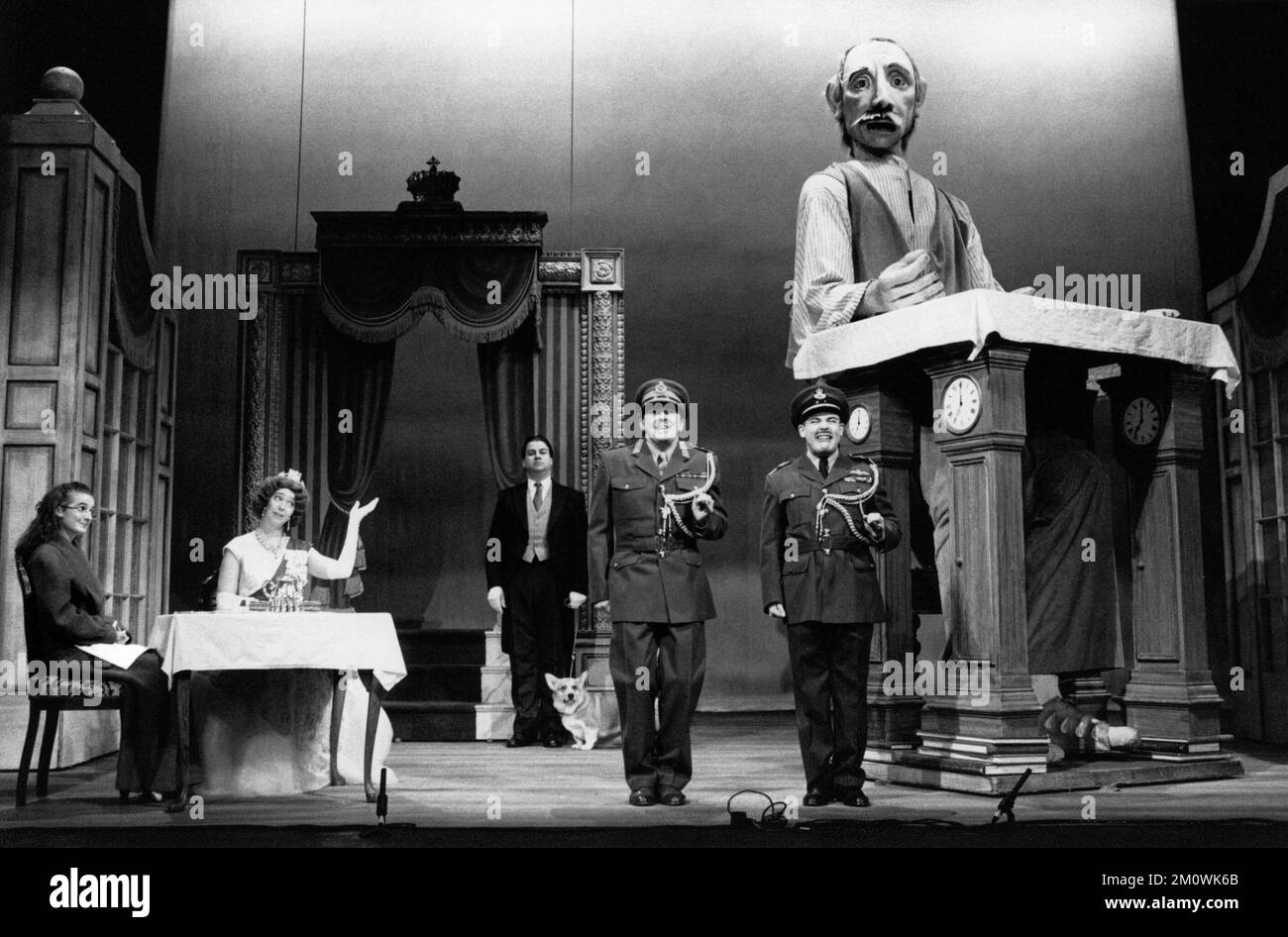 left: Fiona Grogan (Sophie), Mary-Ann Coburn (Queen of England) in THE ...