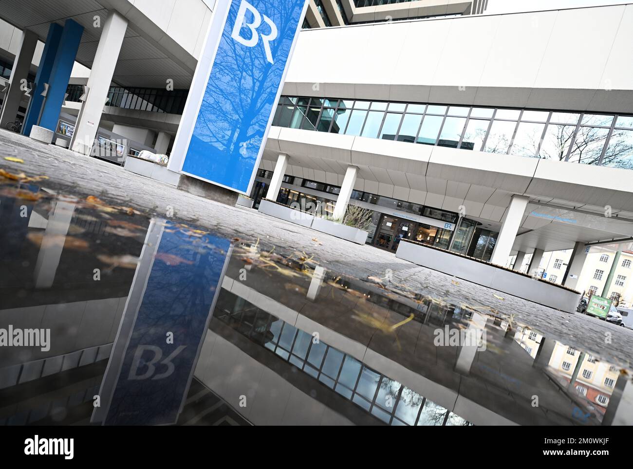 Munich, Germany. 08th Dec, 2022. The logo of Bayerischer Rundfunk (BR ...