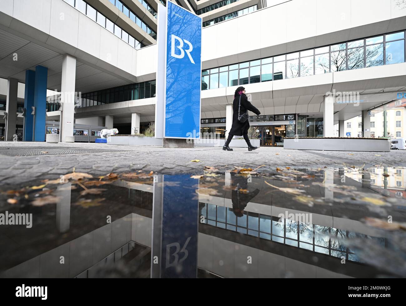 Munich, Germany. 08th Dec, 2022. The logo of Bayerischer Rundfunk (BR ...