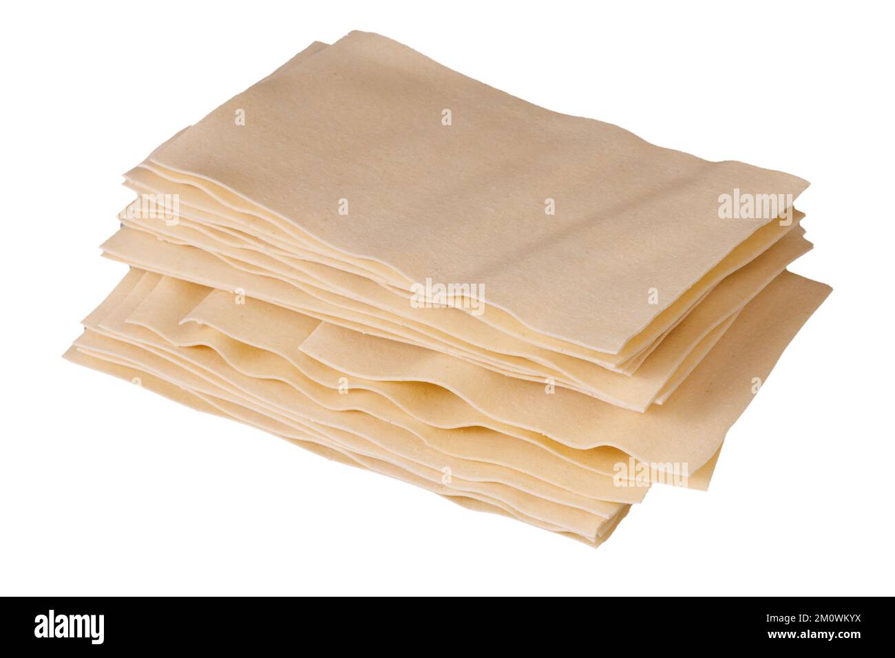 Dry lasagna sheets on Cut Out Stock Images & Pictures - Alamy