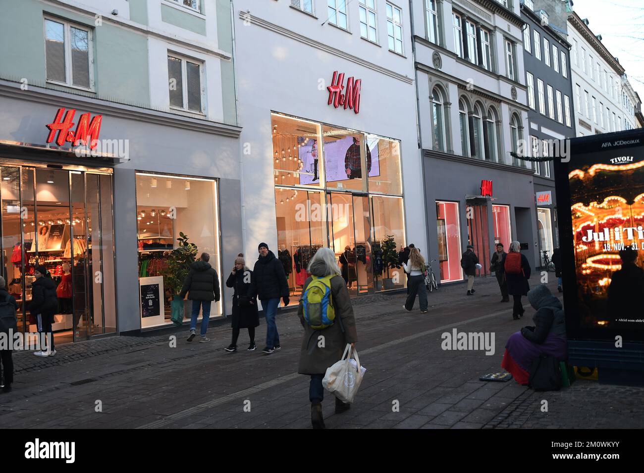 Copenhagen/Denmark/08 December 2022/Swedish retail store H&M store in ...